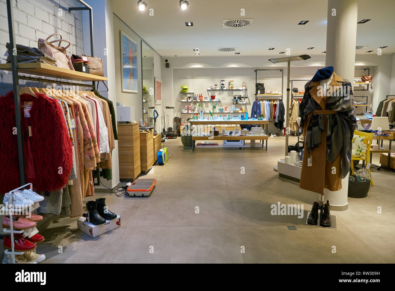 DUSSELDORF, GERMANY - CIRCA SEPTEMBER, 2018: interior shot of Pro-Idee ...