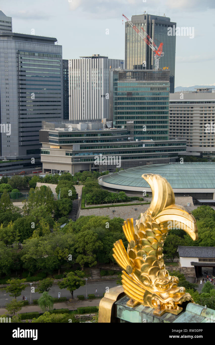 Asia, Japan, Kansai Region, Osaka, Osaka Castle Stock Photo - Alamy