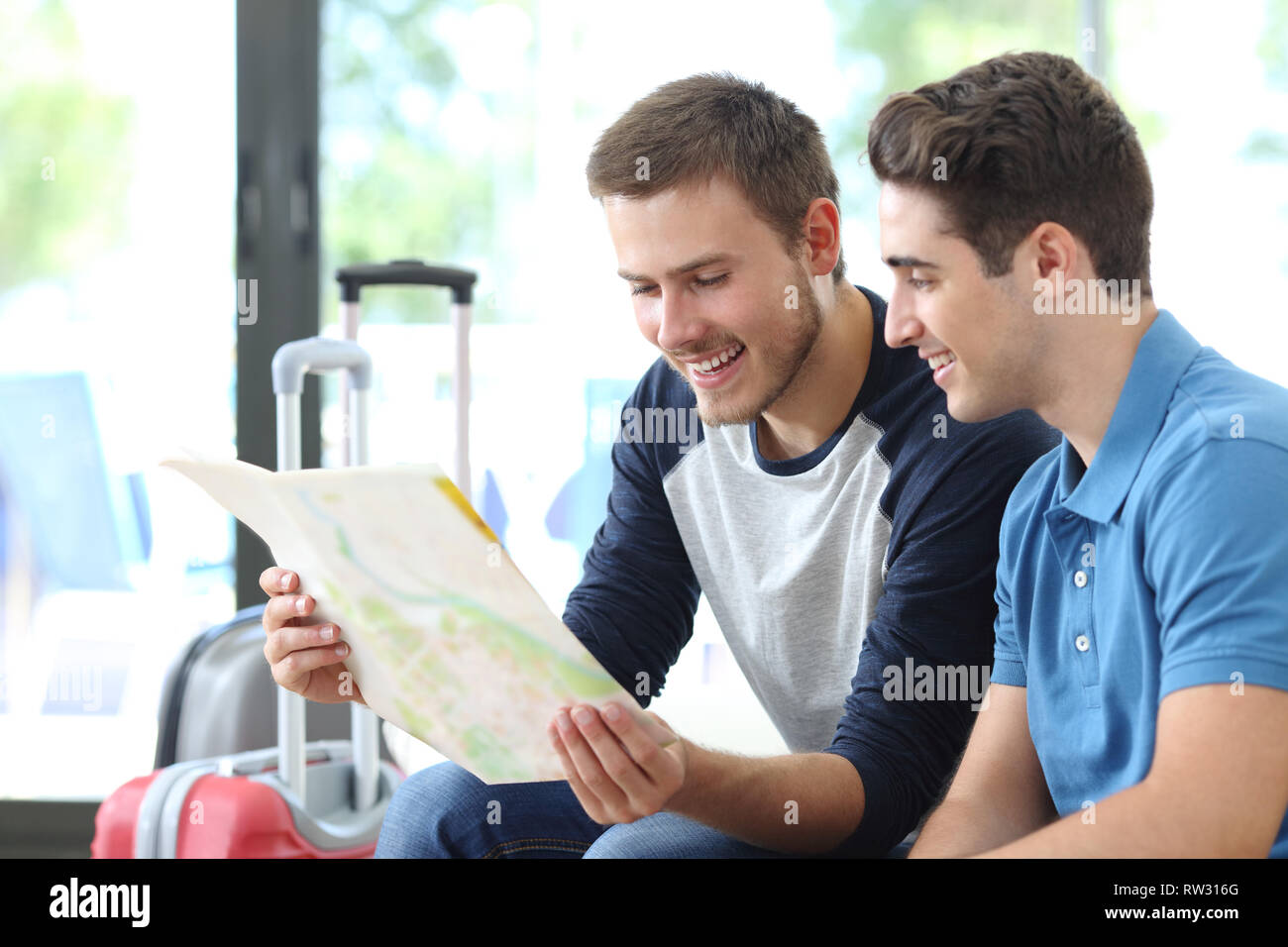 Checking map hi-res stock photography and images - Alamy