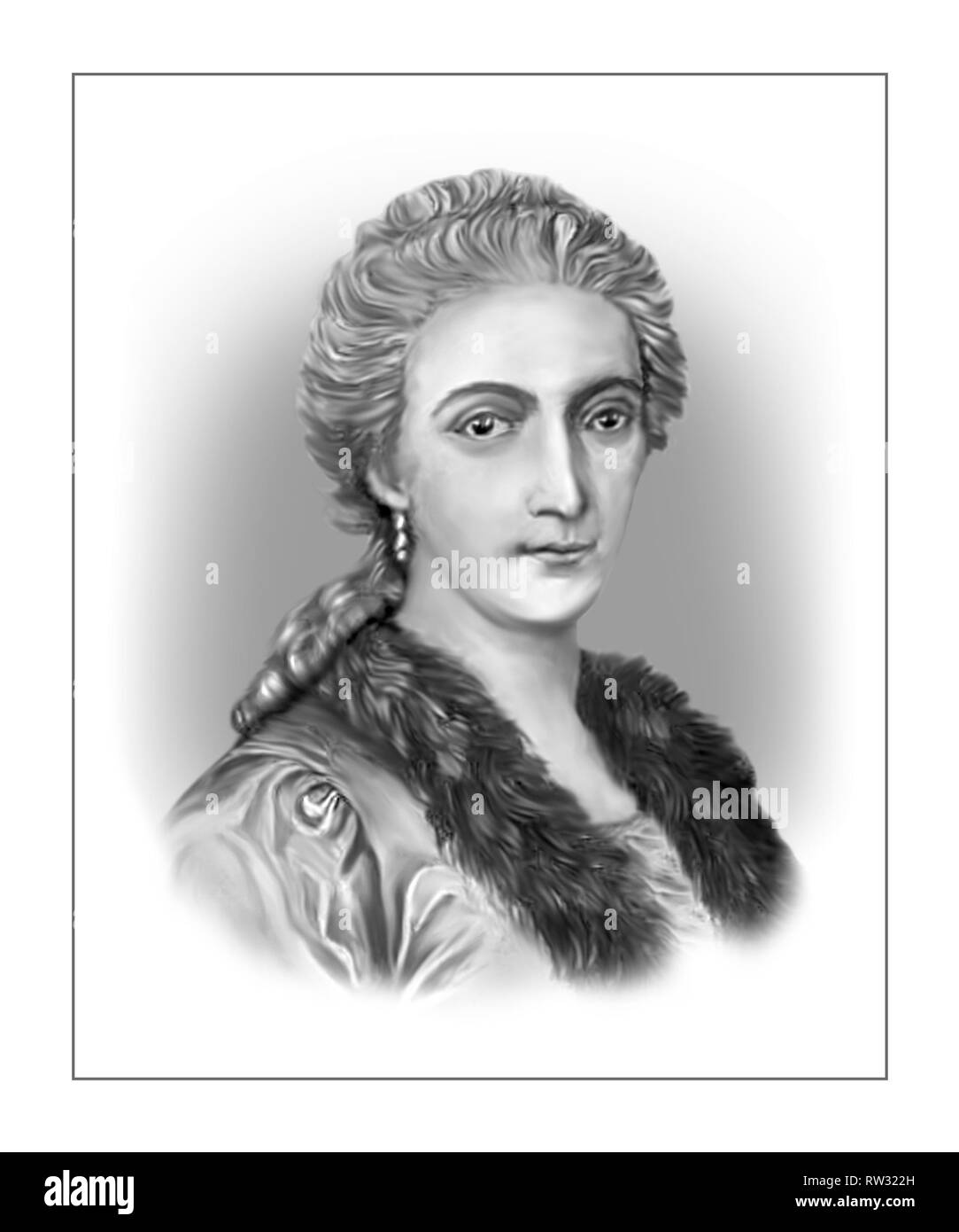 Maria Gaetana Agnesi 1718-1799 Italian Mathematician Philosopher Stock ...