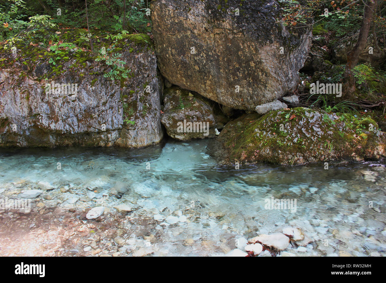 River and Springs in Pozar Thermal Baths Aridaia Greece Stock Photo - Alamy
