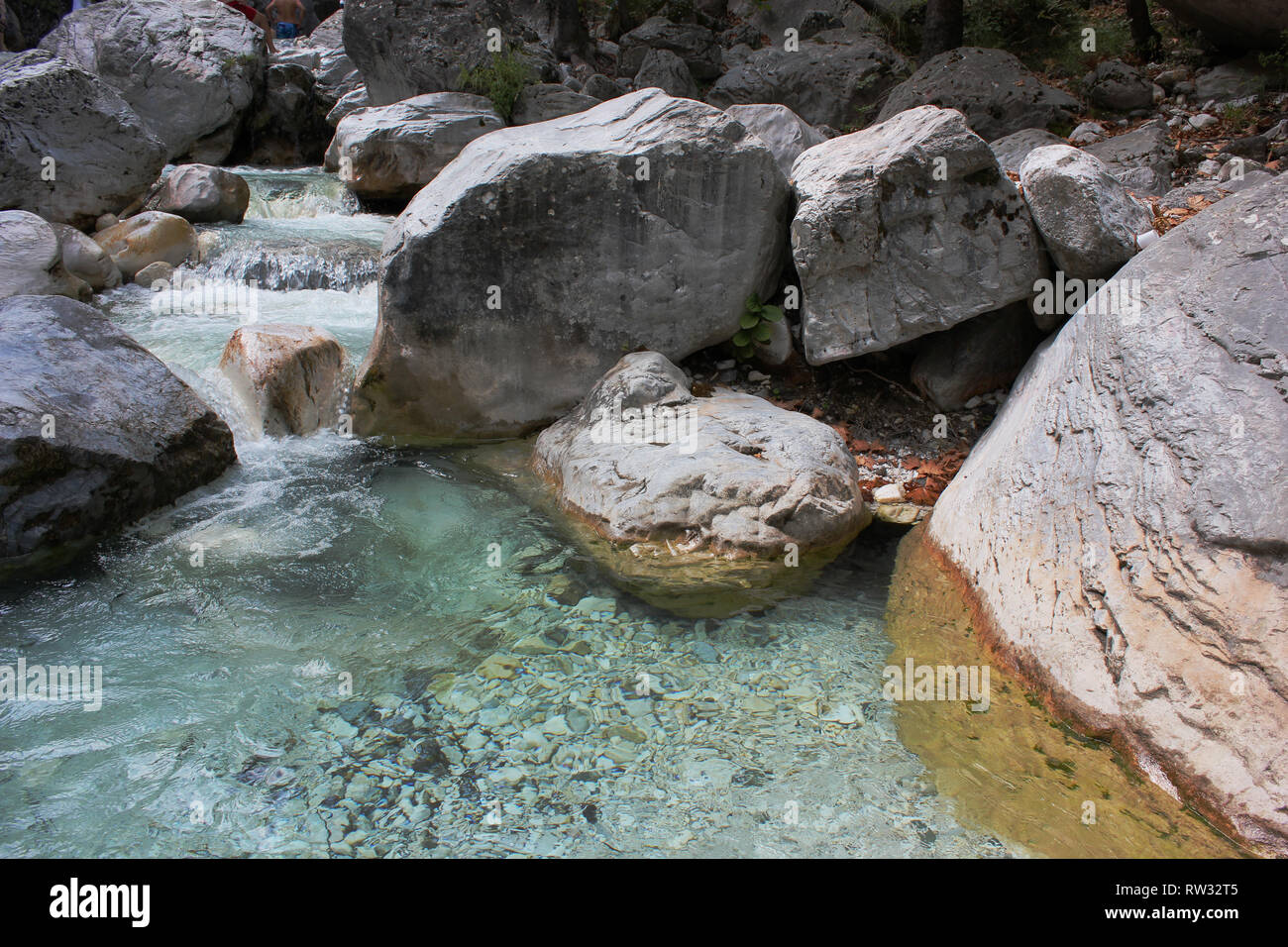 River and Springs in Pozar Thermal Baths Aridaia Greece Stock Photo - Alamy