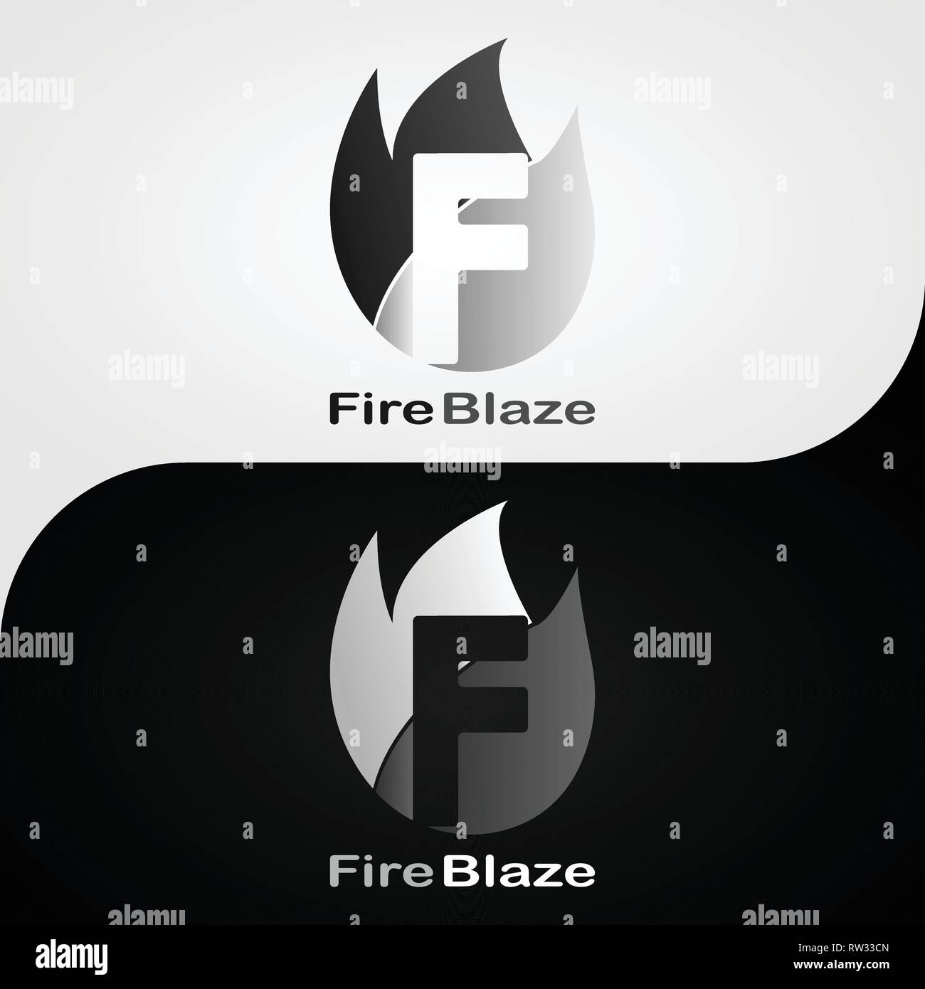 This logo has a picture of fire. This logo is good for use as a company ...
