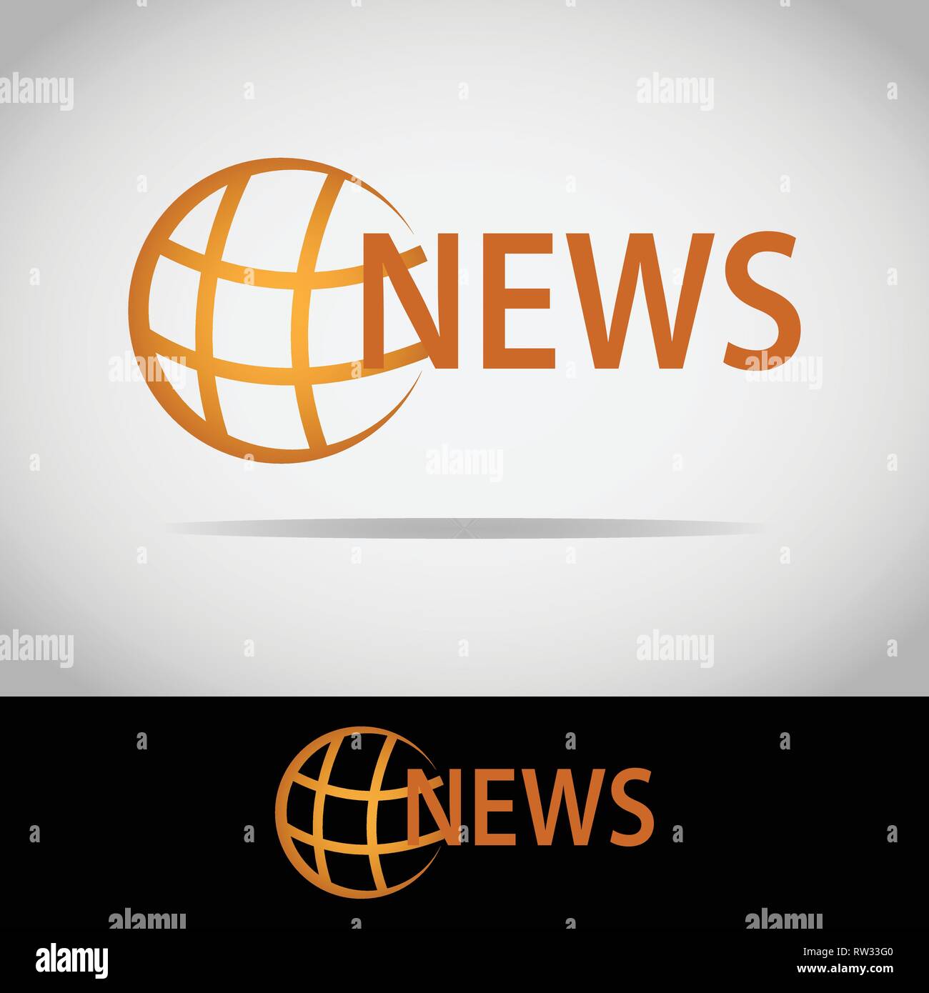 This logo has a picture of the earth and there is a NEWS article. This ...