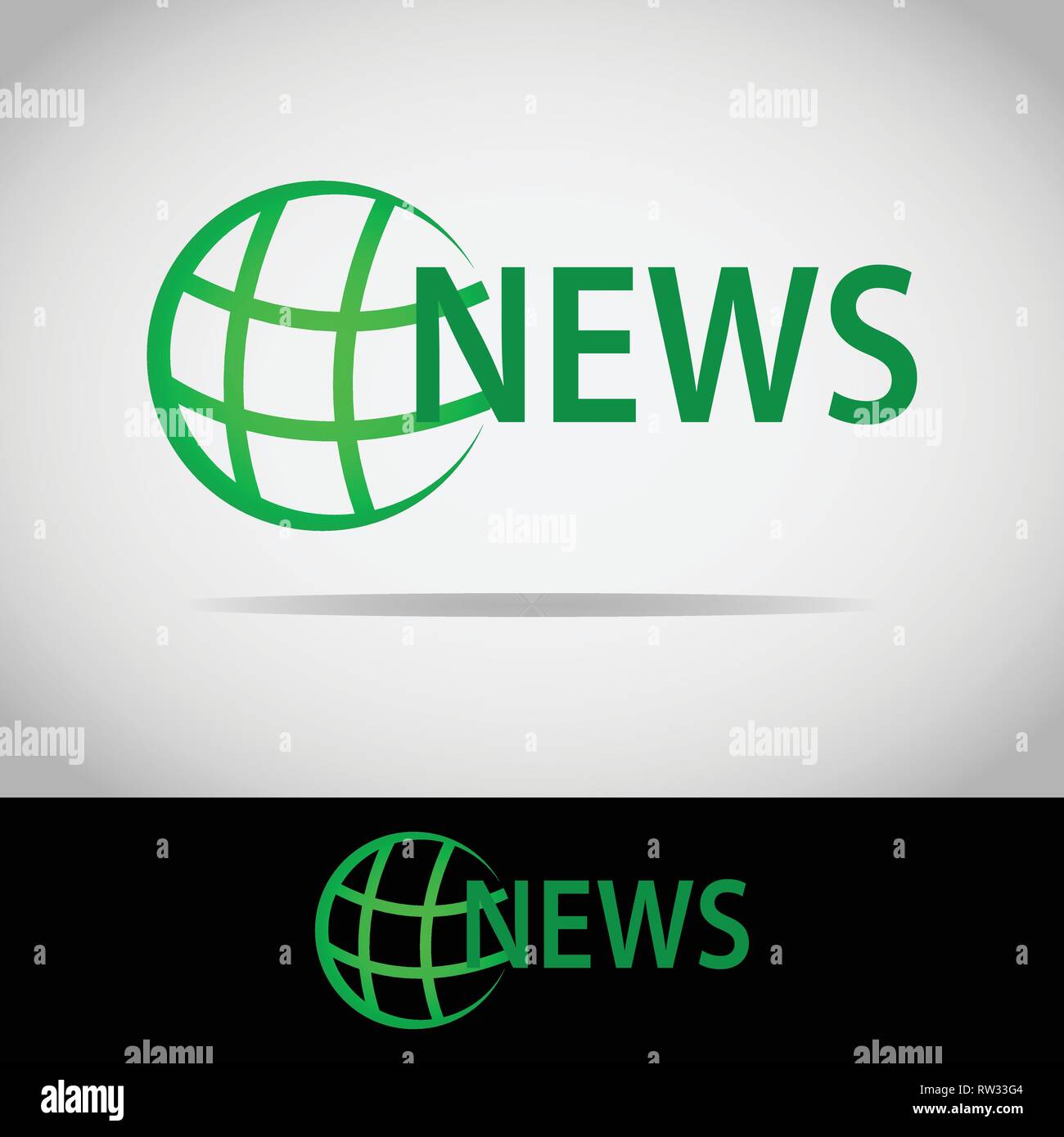 This logo has a picture of the earth and there is a NEWS article. This ...