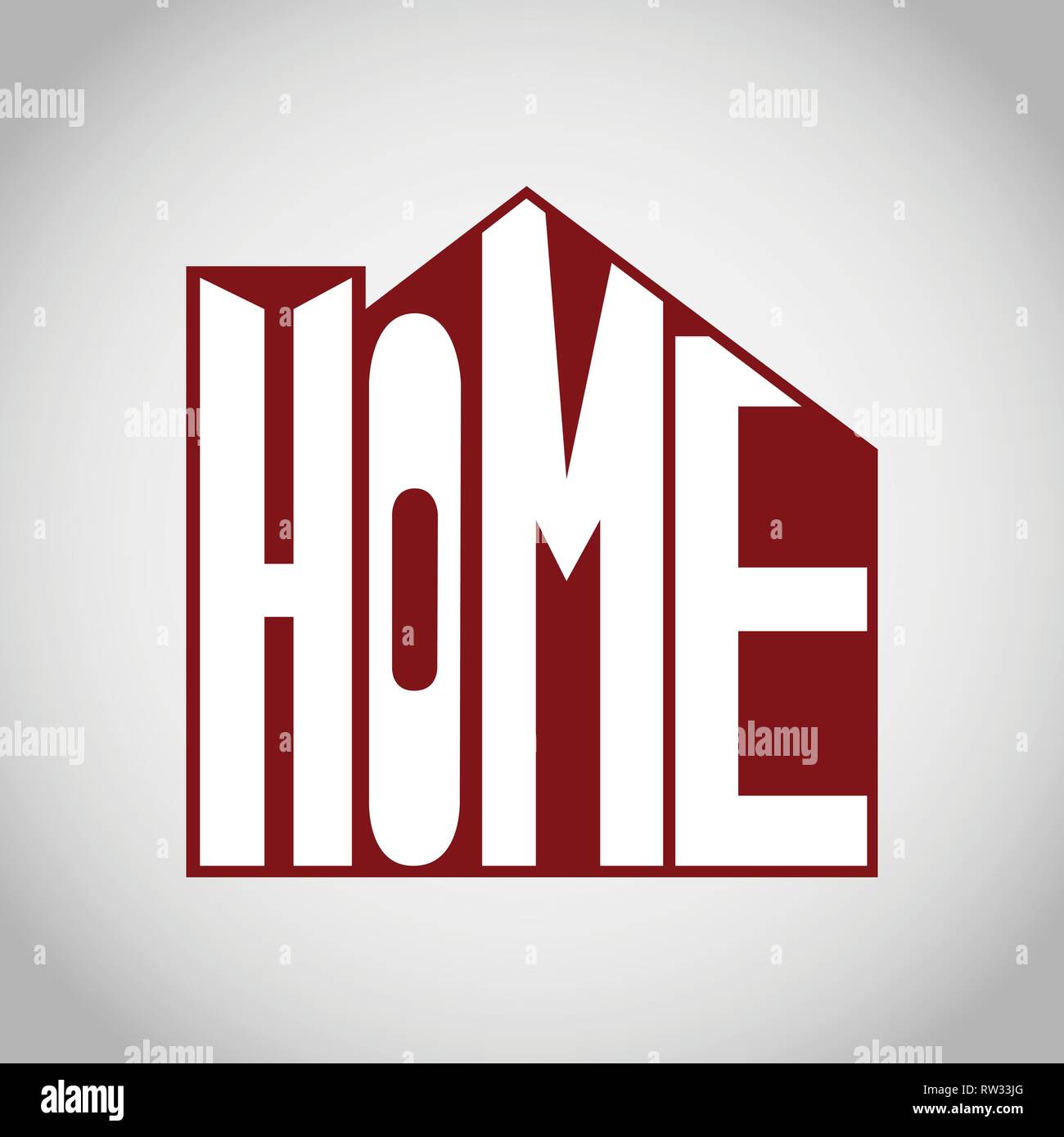This logo has a picture of a house with HOME written on it. This logo ...