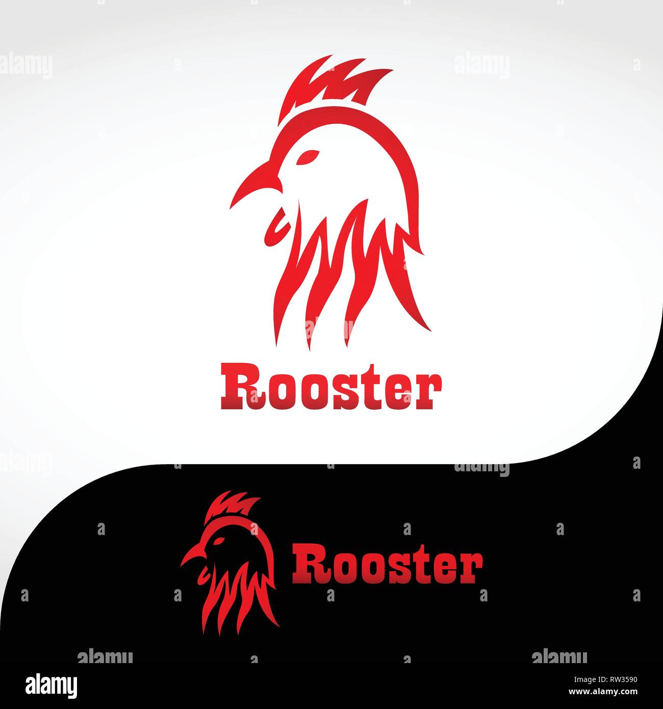 This logo has the head of a rooster. This logo is good for use by a ...