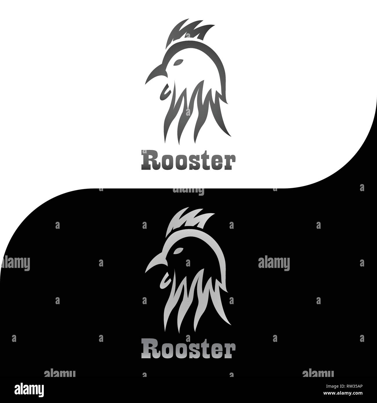 This logo has the head of a rooster. This logo is good for use by a ...