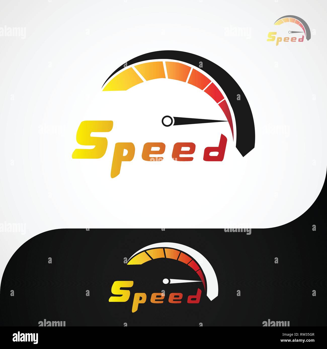 This logo has a speedometer. This logo is good to use as a company logo ...