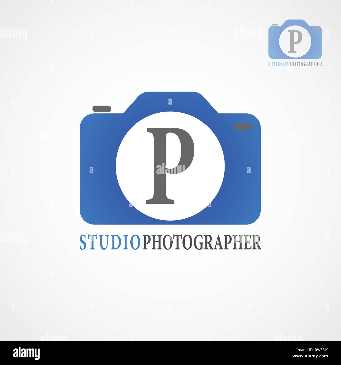 This logo has a camera with the letter P in it. This logo is good to ...