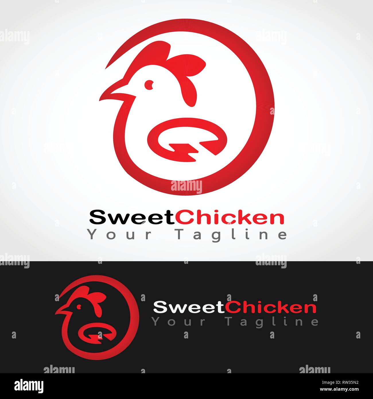 Vintage picture of rooster Stock Vector Images - Alamy
