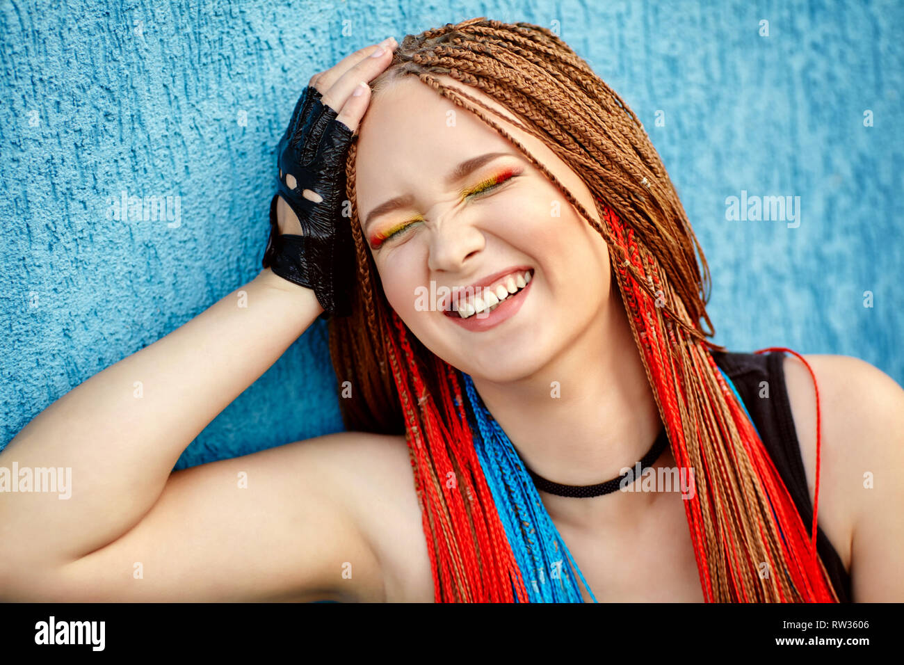Girl with cornrows hi-res stock photography and images - Alamy