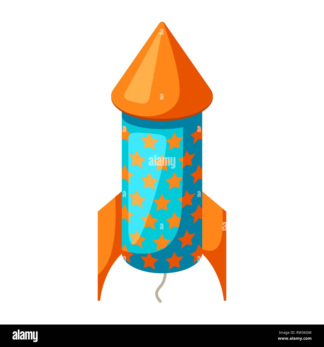Firework rocket design Cut Out Stock Images & Pictures - Alamy
