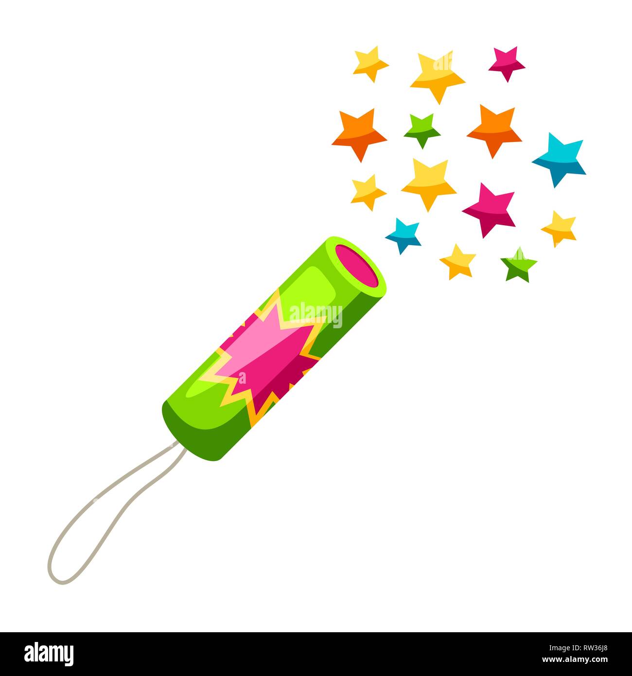 Illustration of colorful firework Stock Vector Image & Art - Alamy