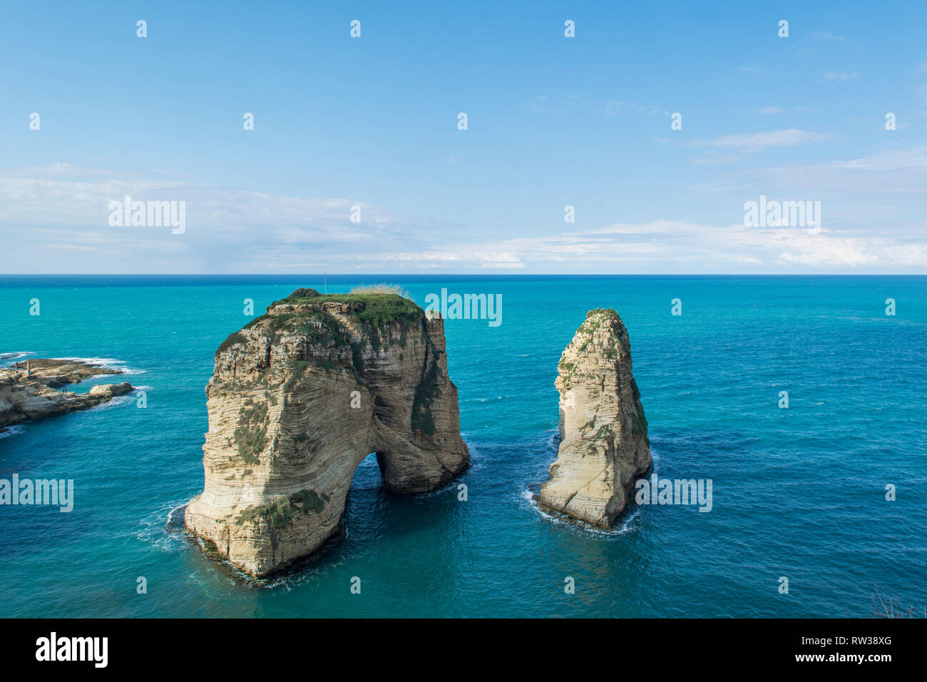 Raouche beirut lebanon hi-res stock photography and images - Alamy