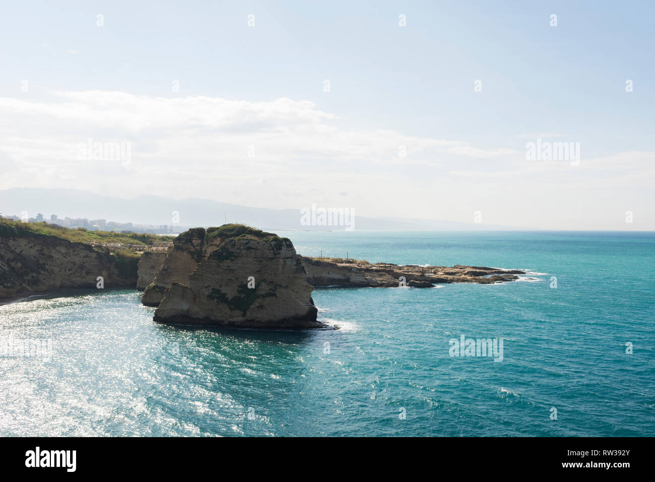 Raouche rock hi-res stock photography and images - Alamy