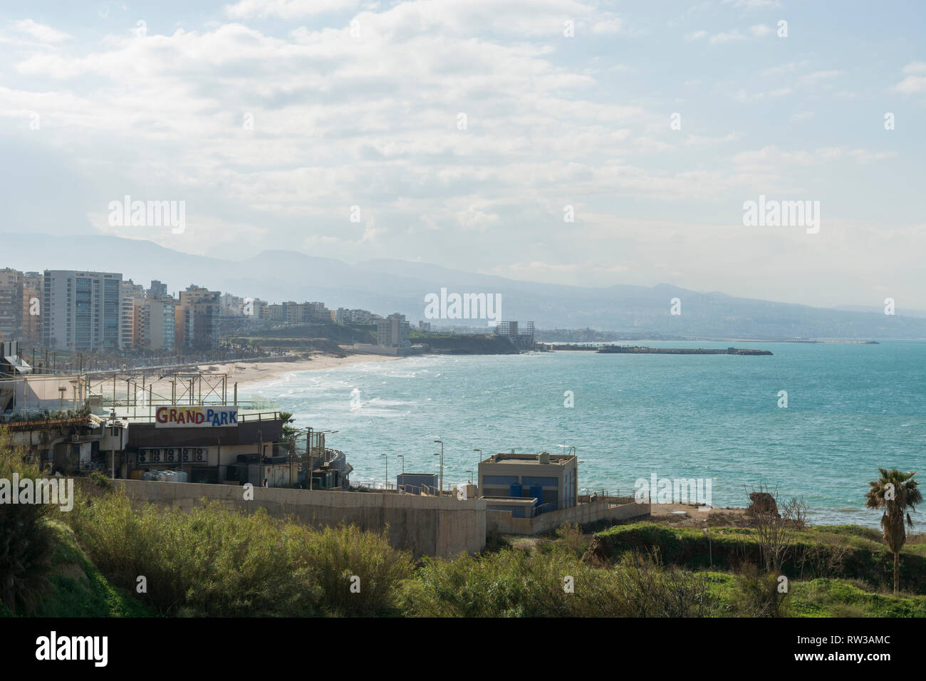 Ramlet al Baida Beirut Lebanon Stock Photo - Alamy