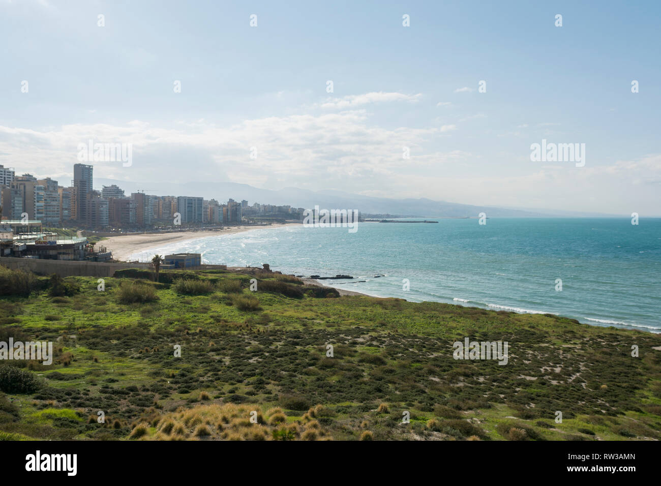 Ramlet al Baida Beirut Lebanon Stock Photo - Alamy