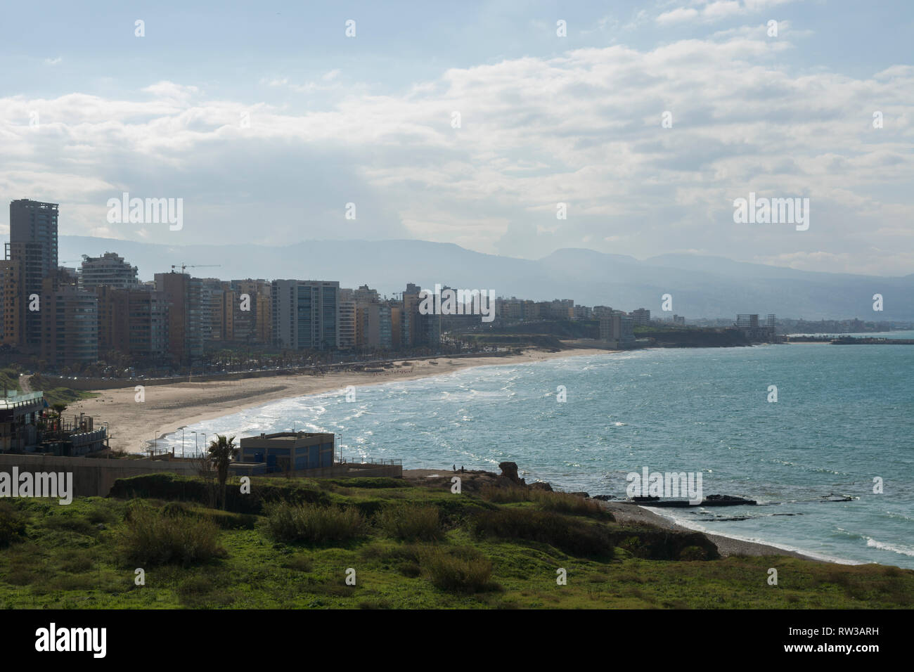 Ramlet al Baida Beirut Lebanon Stock Photo - Alamy
