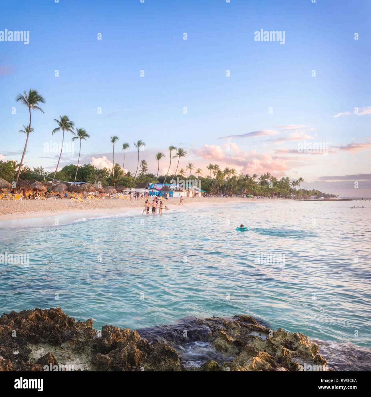 Vacation in Dominican Republic Stock Photo - Alamy