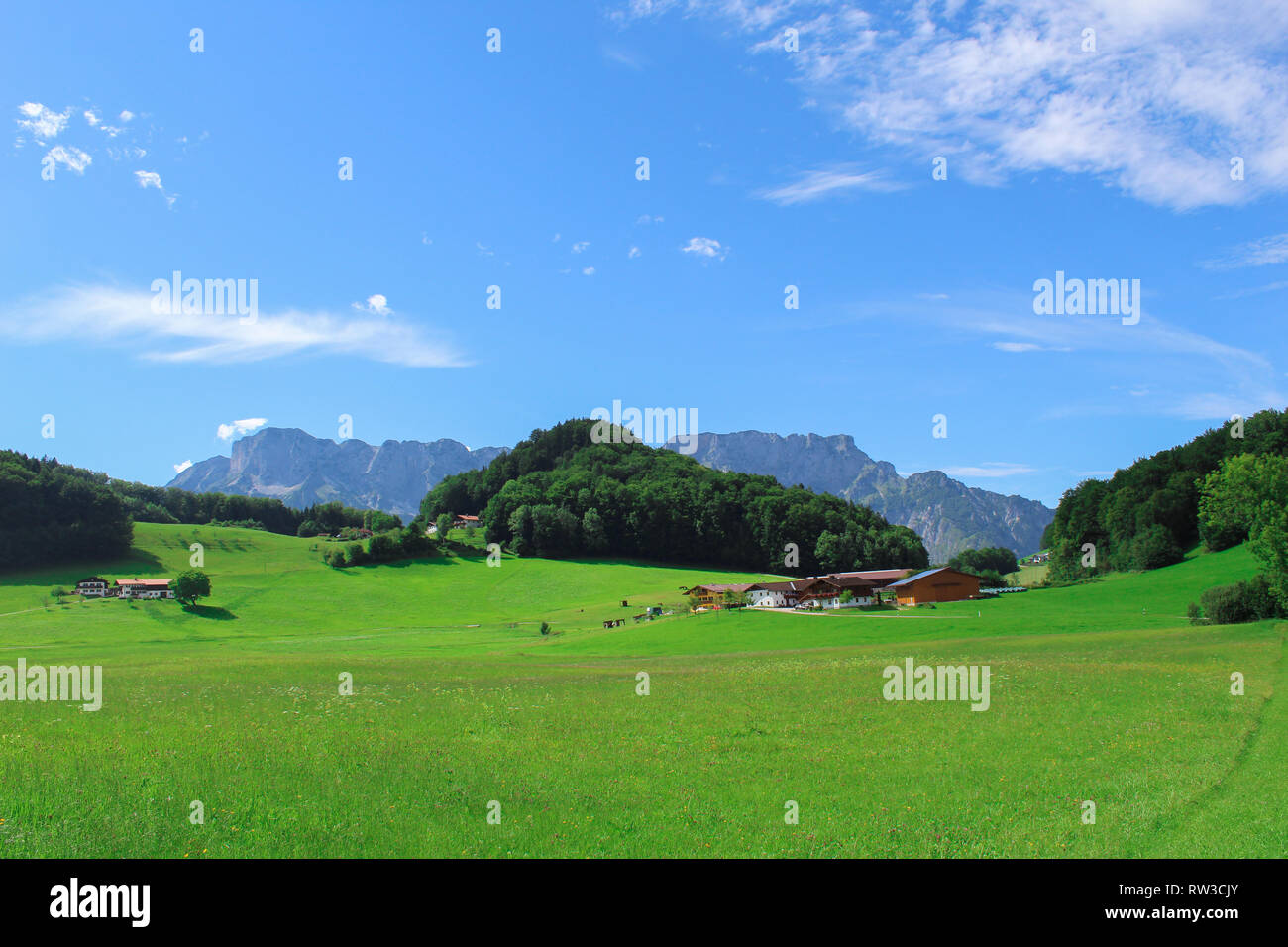 Sky background and green land hi-res stock photography and images - Alamy