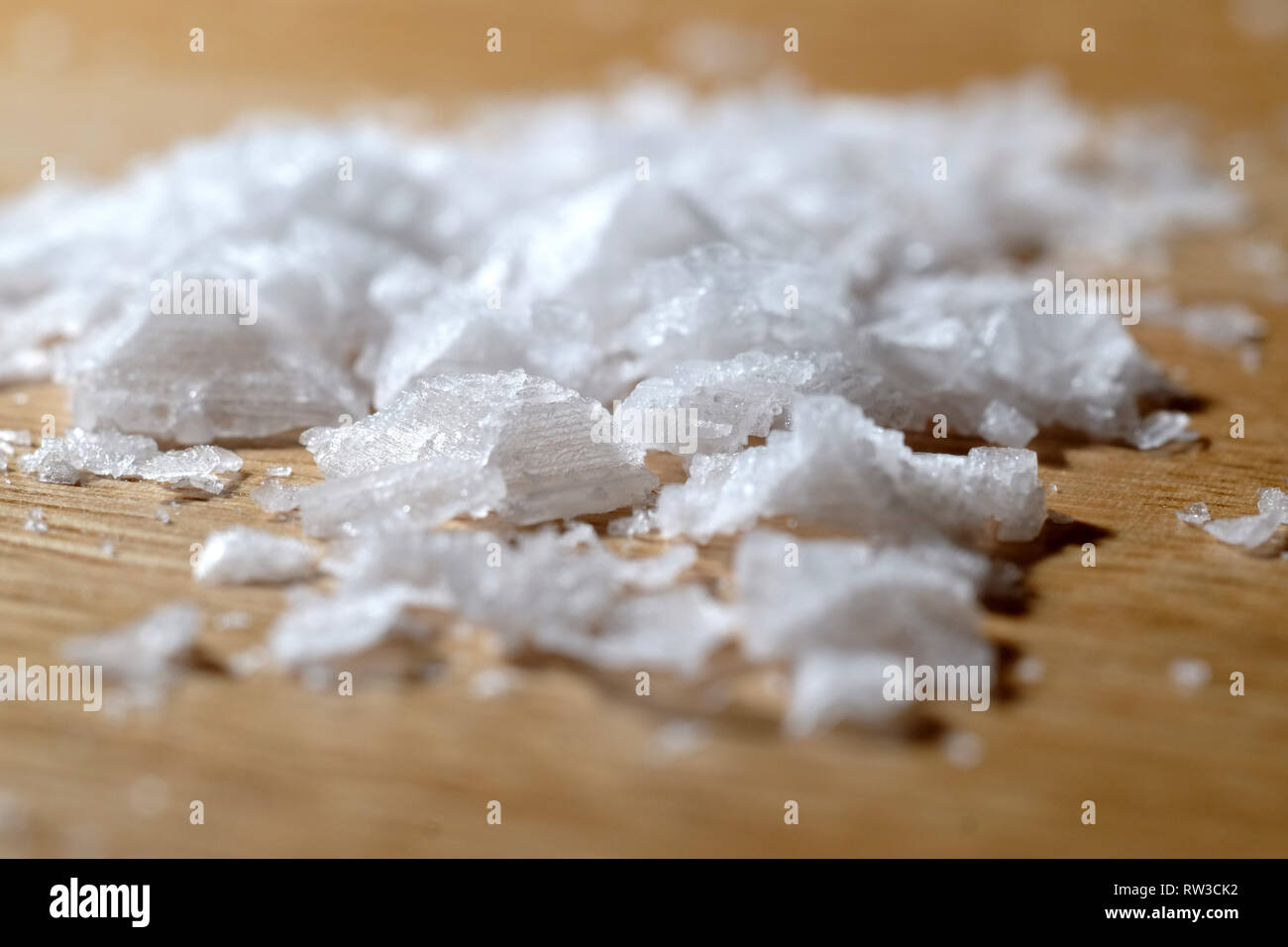 Maldon salt close up hi-res stock photography and images - Alamy