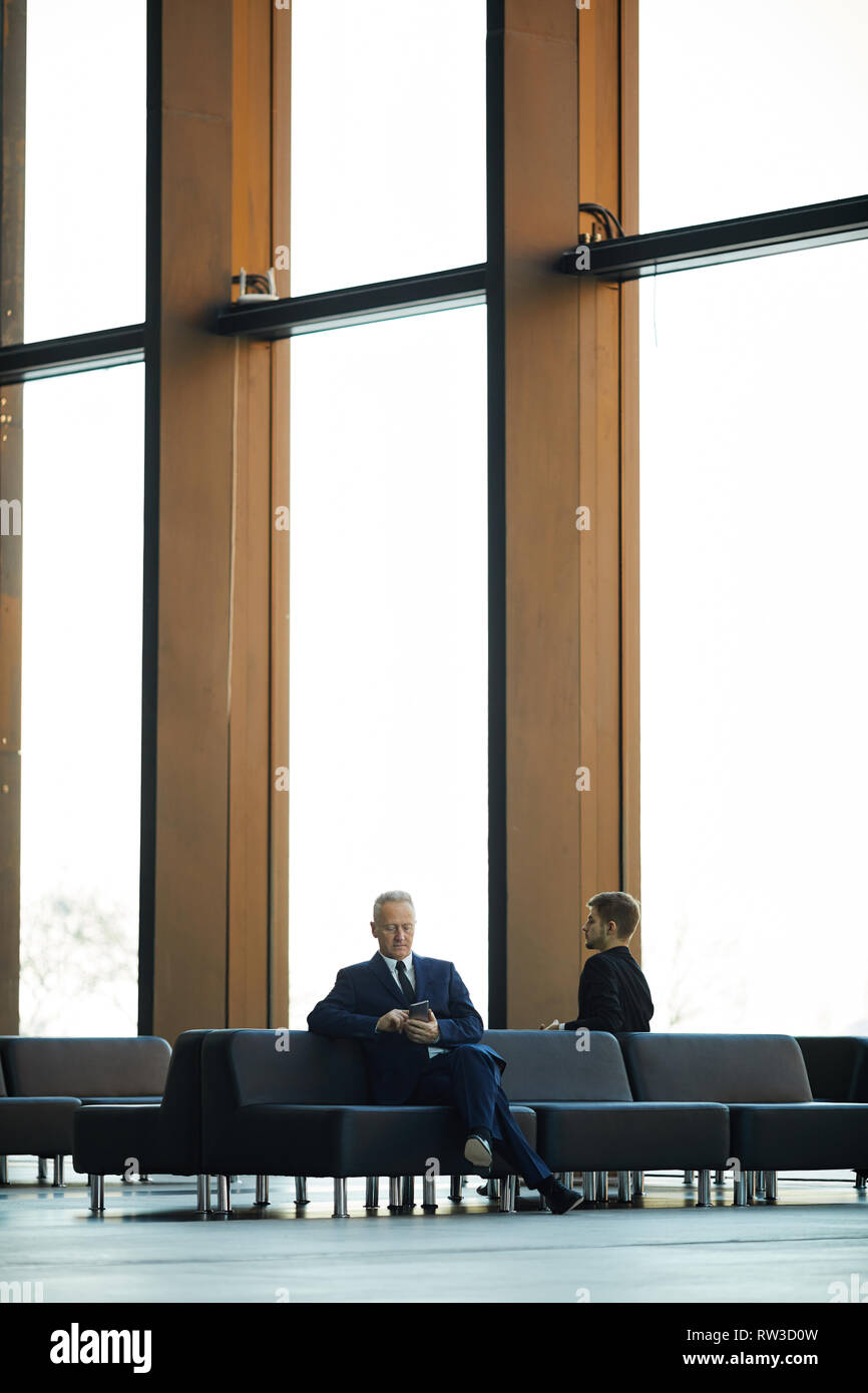 People In Office Lobby