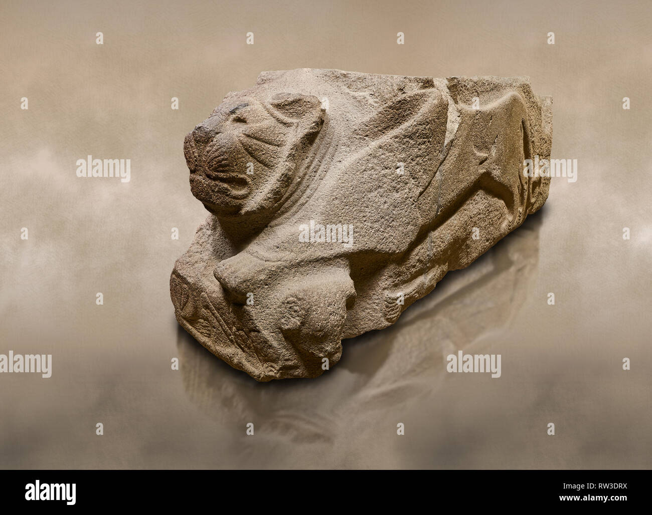 Alaca Hoyuk - Hittite lion sculpture corner Stone . Andesite ...