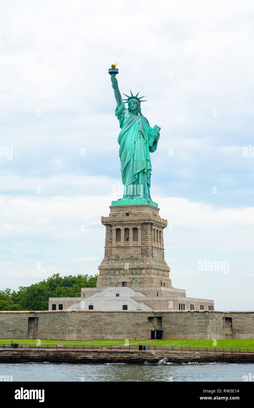The Statue of Liberty on Liberty Island in New York Stock Photo - Alamy