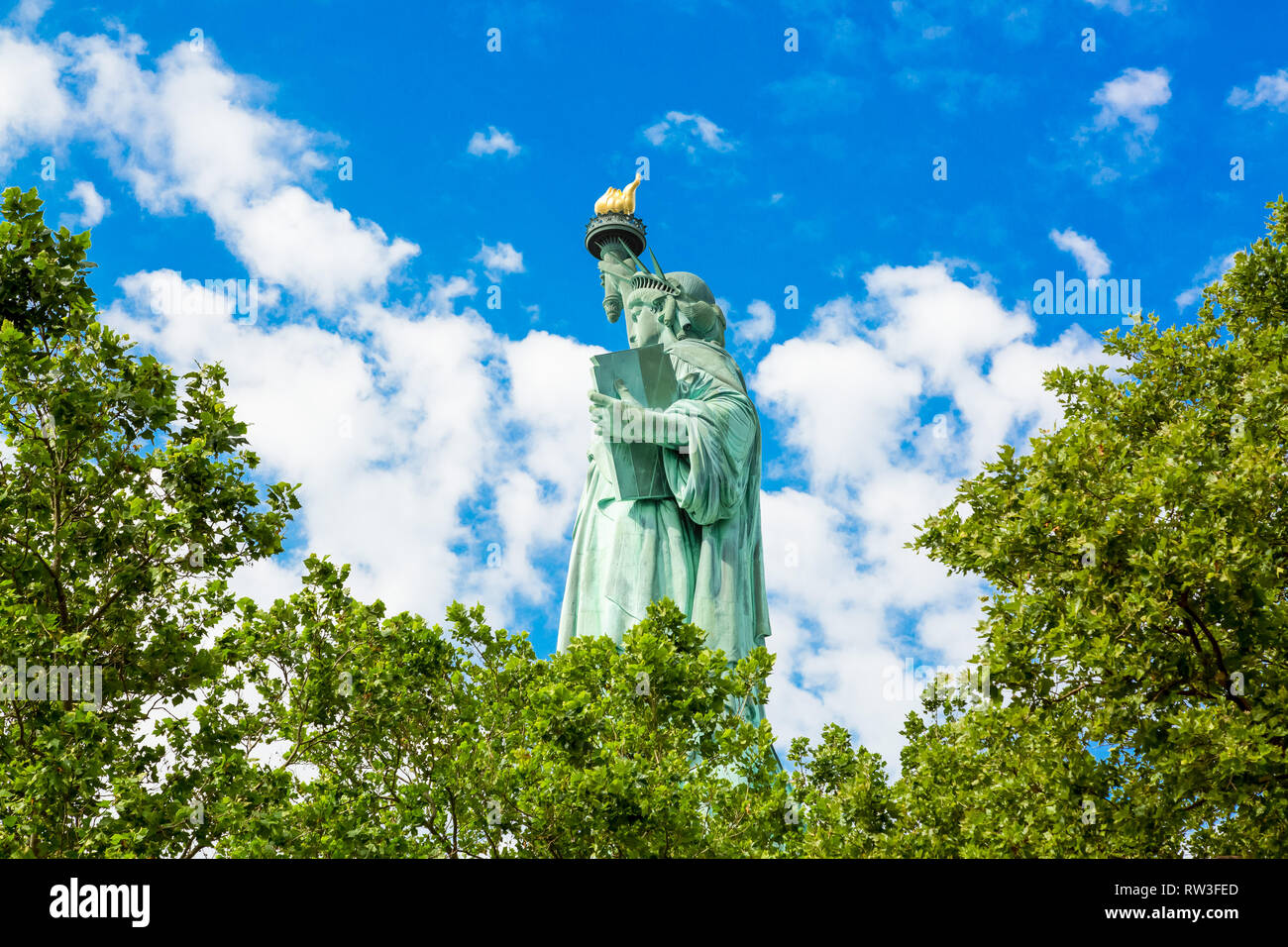 The Statue of Liberty is a colossal neoclassical sculpture on Liberty ...