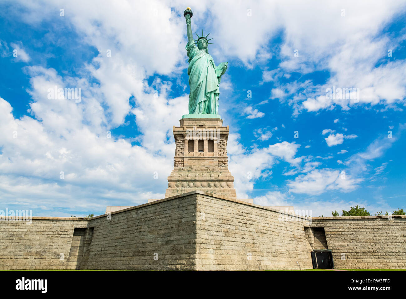 The Statue of Liberty is a colossal neoclassical sculpture on Liberty ...