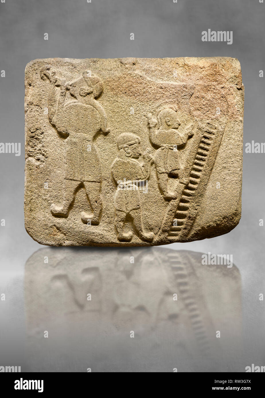 Upright picture of Alaca Hoyuk Sphinx Gate Hittite monumental relief ...