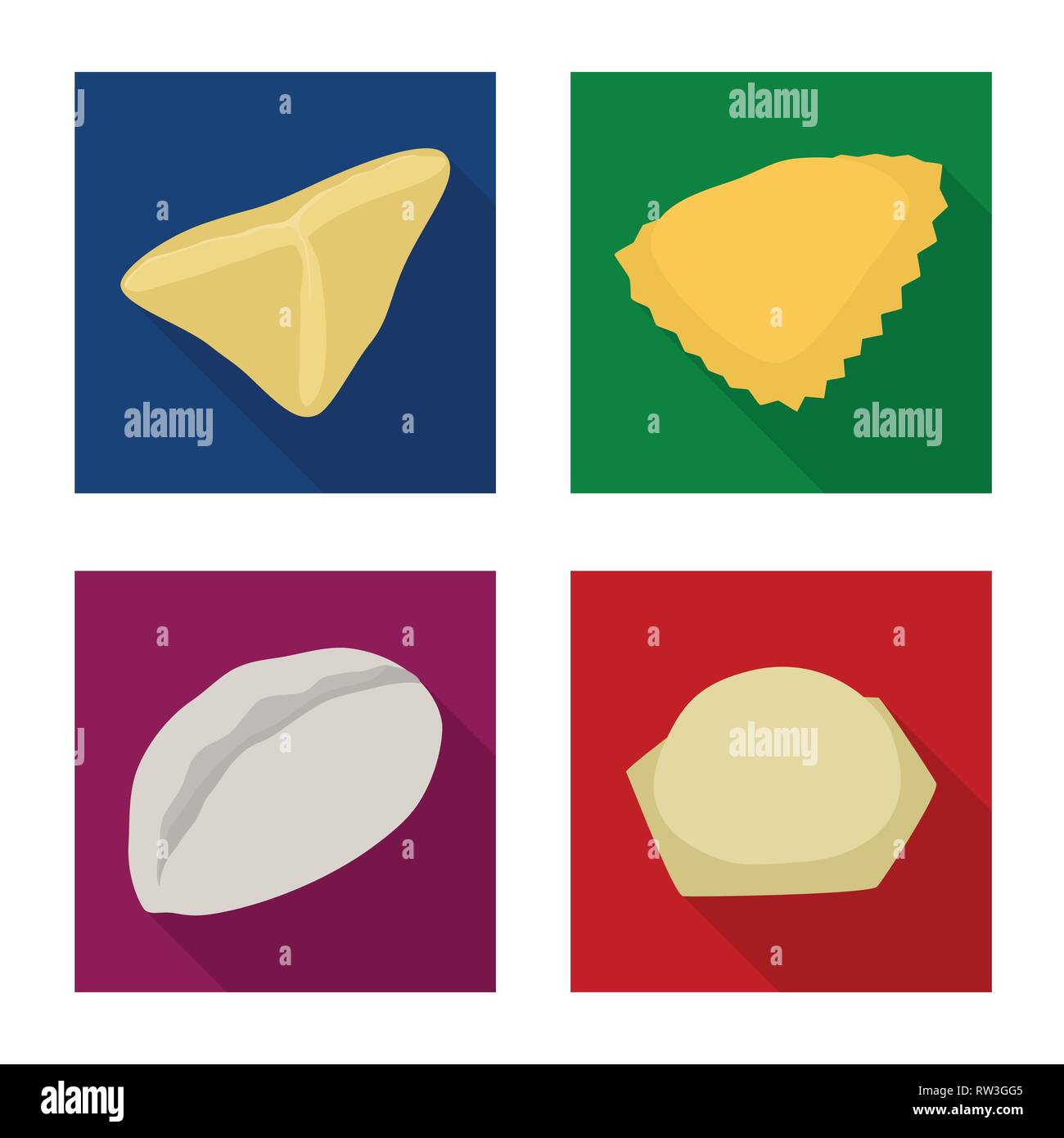 Vector design of products and cooking logo. Set of products and ...