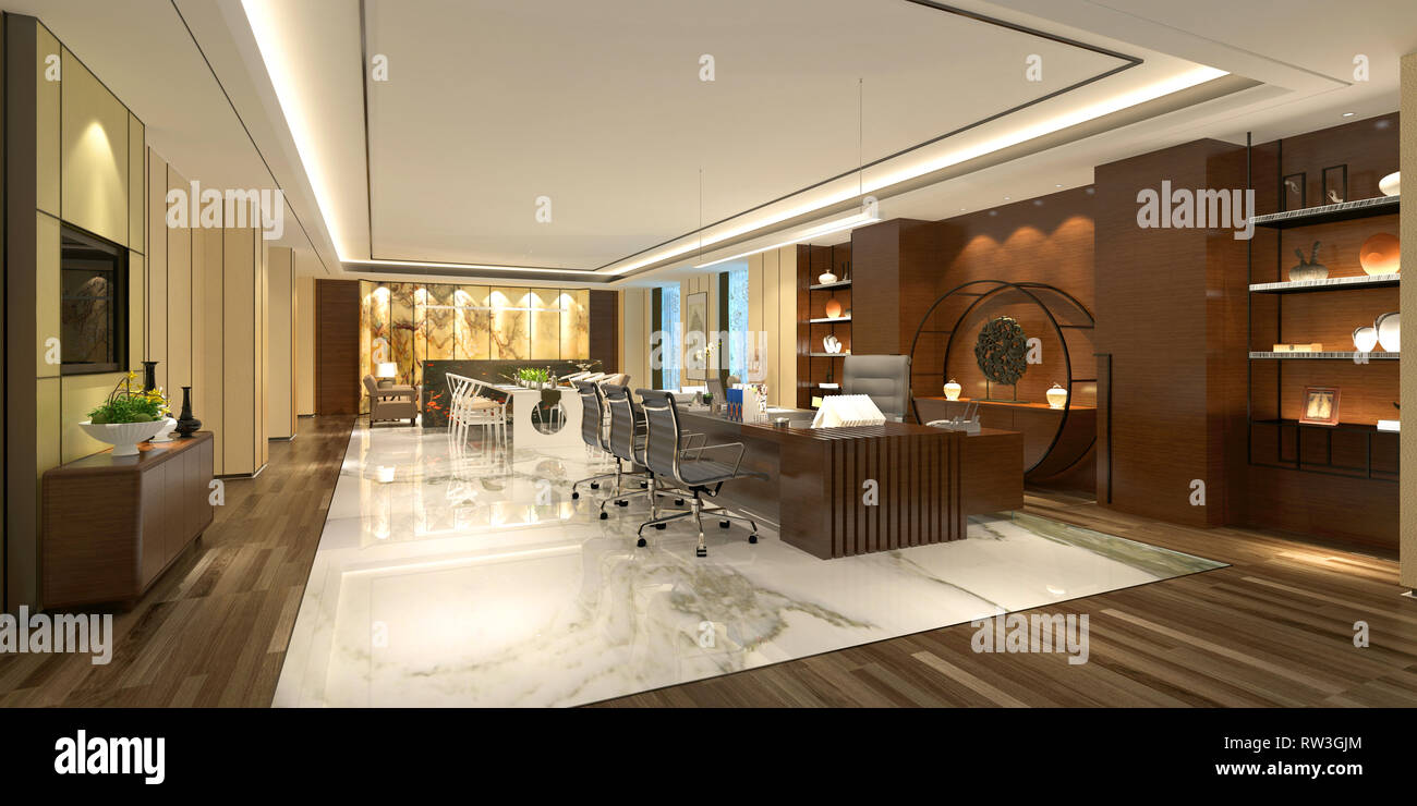 3d render desk chair hi-res stock photography and images - Alamy