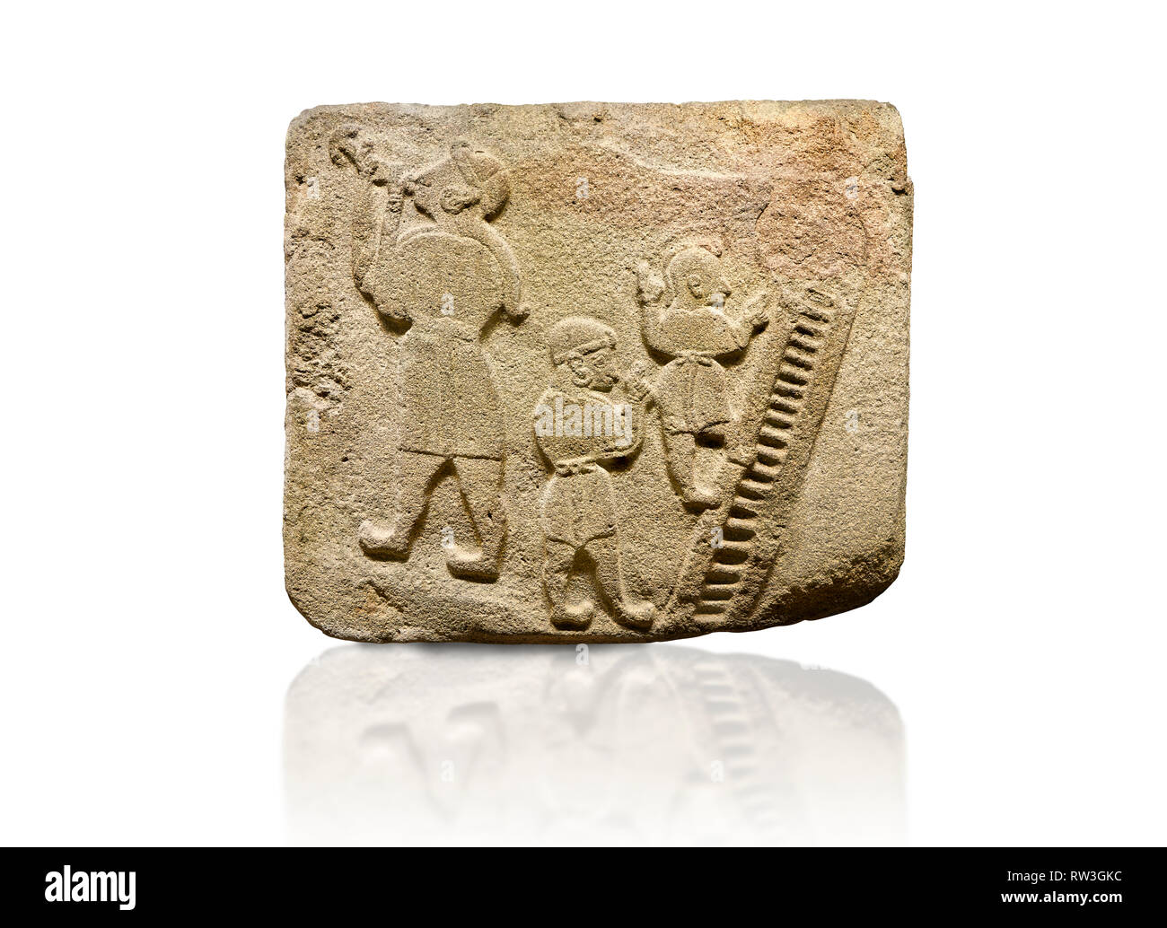 Landscape picture of Alaca Hoyuk Sphinx Gate Hittite monumental relief ...