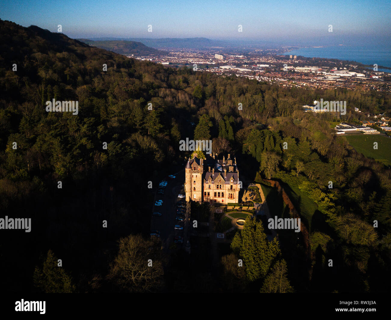 Belfast castle aerial hi-res stock photography and images - Alamy