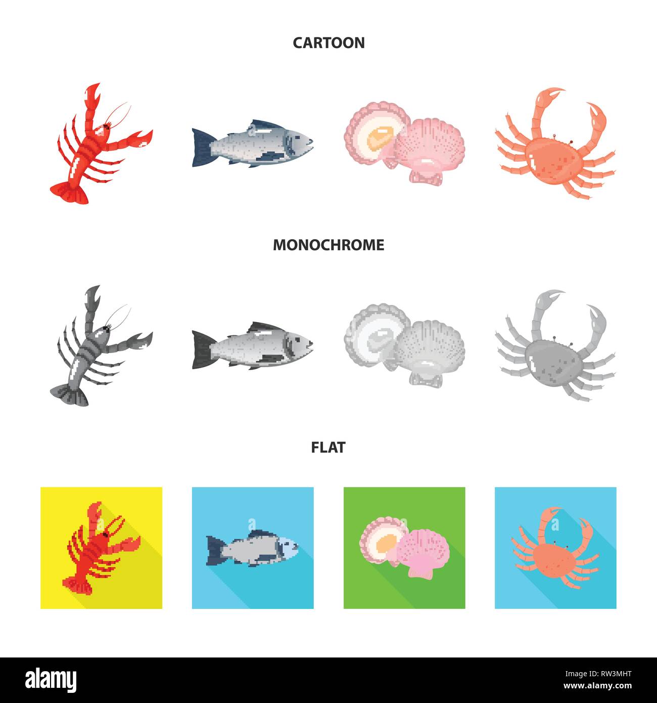 lobster,salmon,jellyfish,crab,crayfish,fish,shell,meat,trout,jelly ...