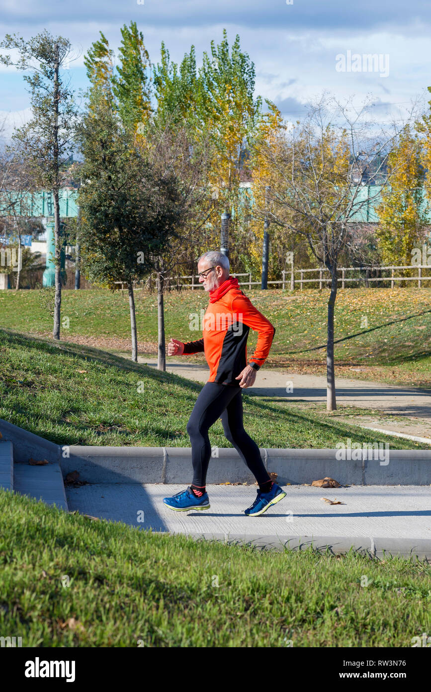 Climbing stairs old person hi-res stock photography and images - Alamy