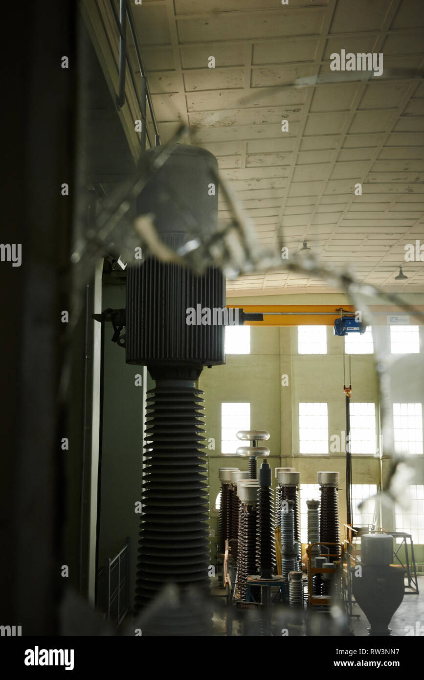 An electrical power plant substation Stock Photo - Alamy
