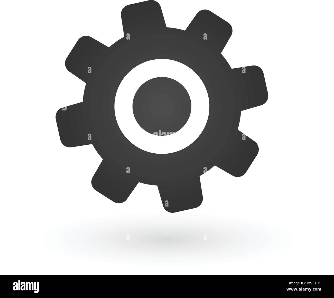 Plain white clock Stock Vector Images - Alamy