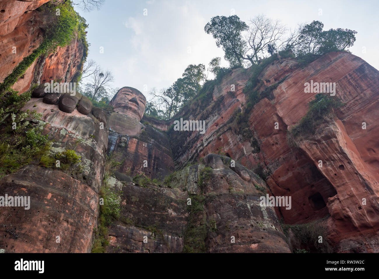 Leshan, Chengdu, Sichuan province, China - Jan 25, 2016: Leshan Giant ...