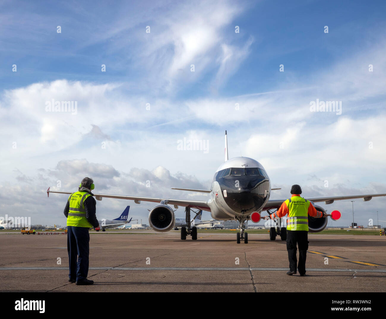 An Airbus 319 in British European Airways (BEA) livery, part of British ...
