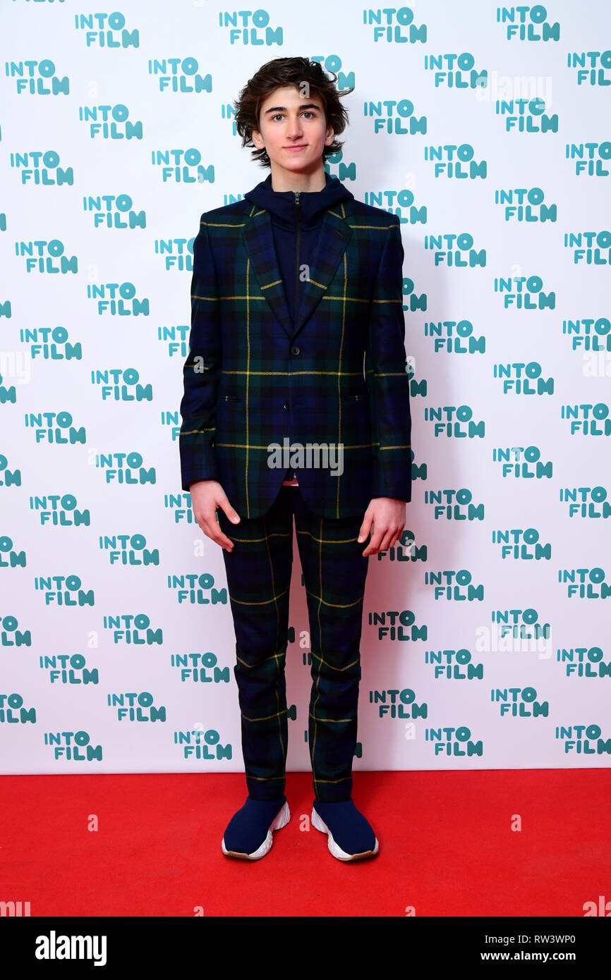 Sebastian Croft attending the fifth annual Into Film Awards, held at ...