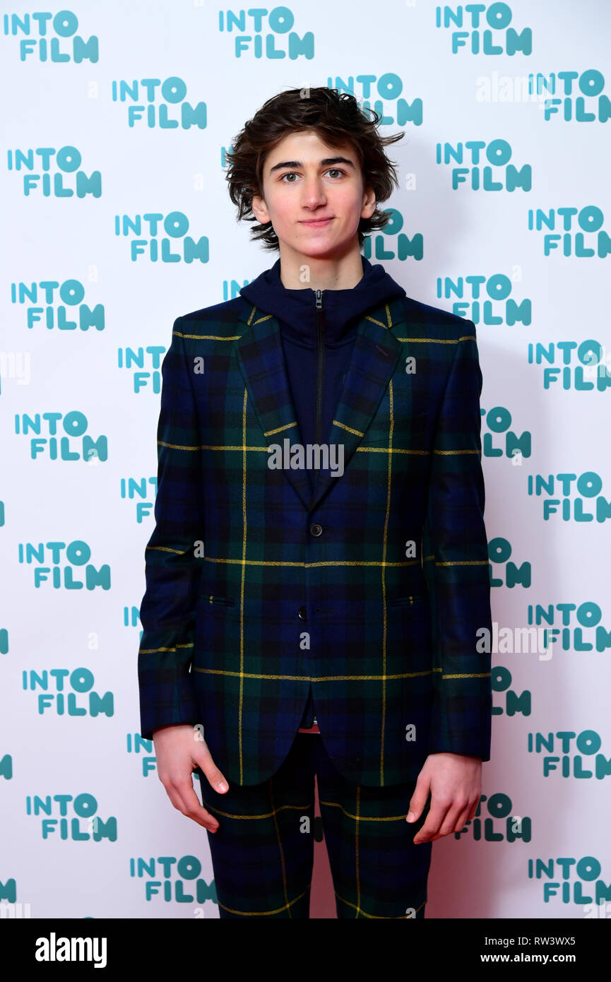 Sebastian Croft attending the fifth annual Into Film Awards, held at ...