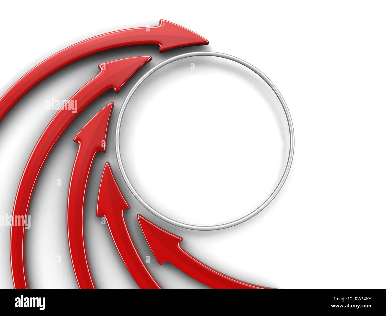 Circular Graph. Image with clipping path Stock Photo - Alamy