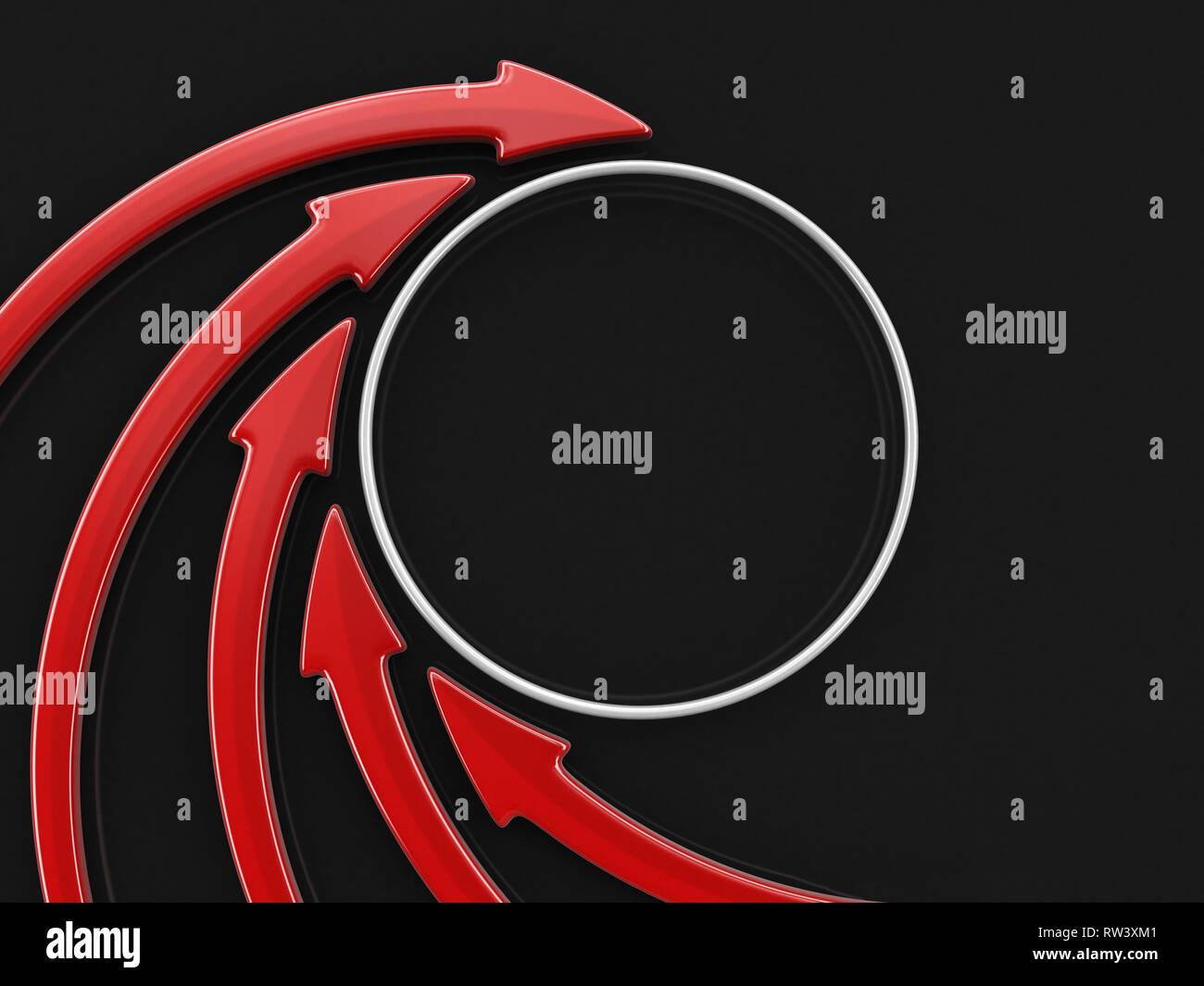 Circular Graph. Image with clipping path Stock Photo - Alamy