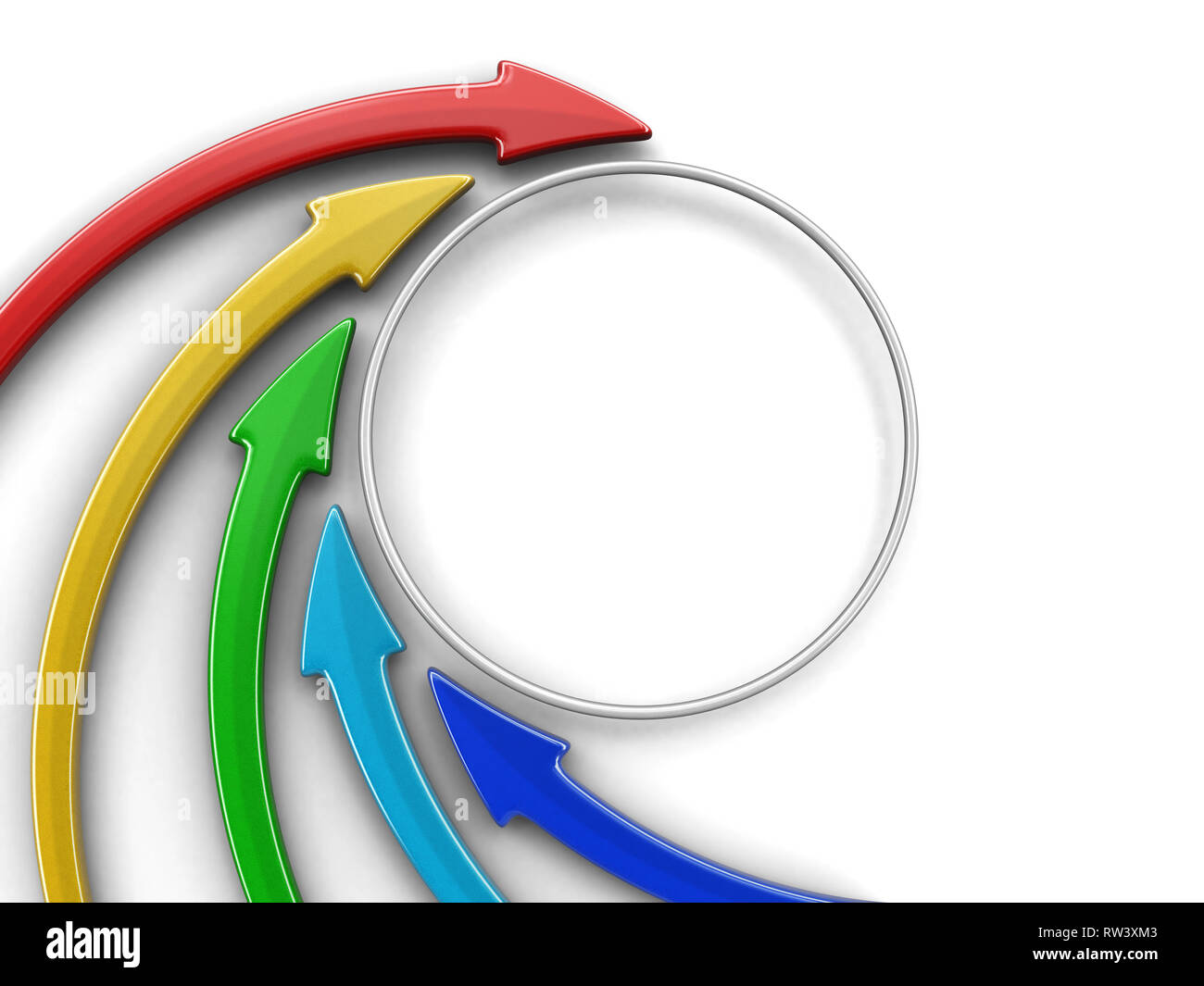 Circular Graph. Image with clipping path Stock Photo - Alamy