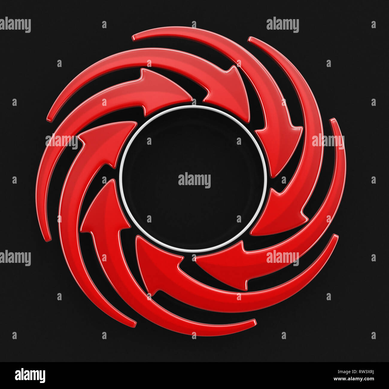 Circular Graph. Image with clipping path Stock Photo - Alamy