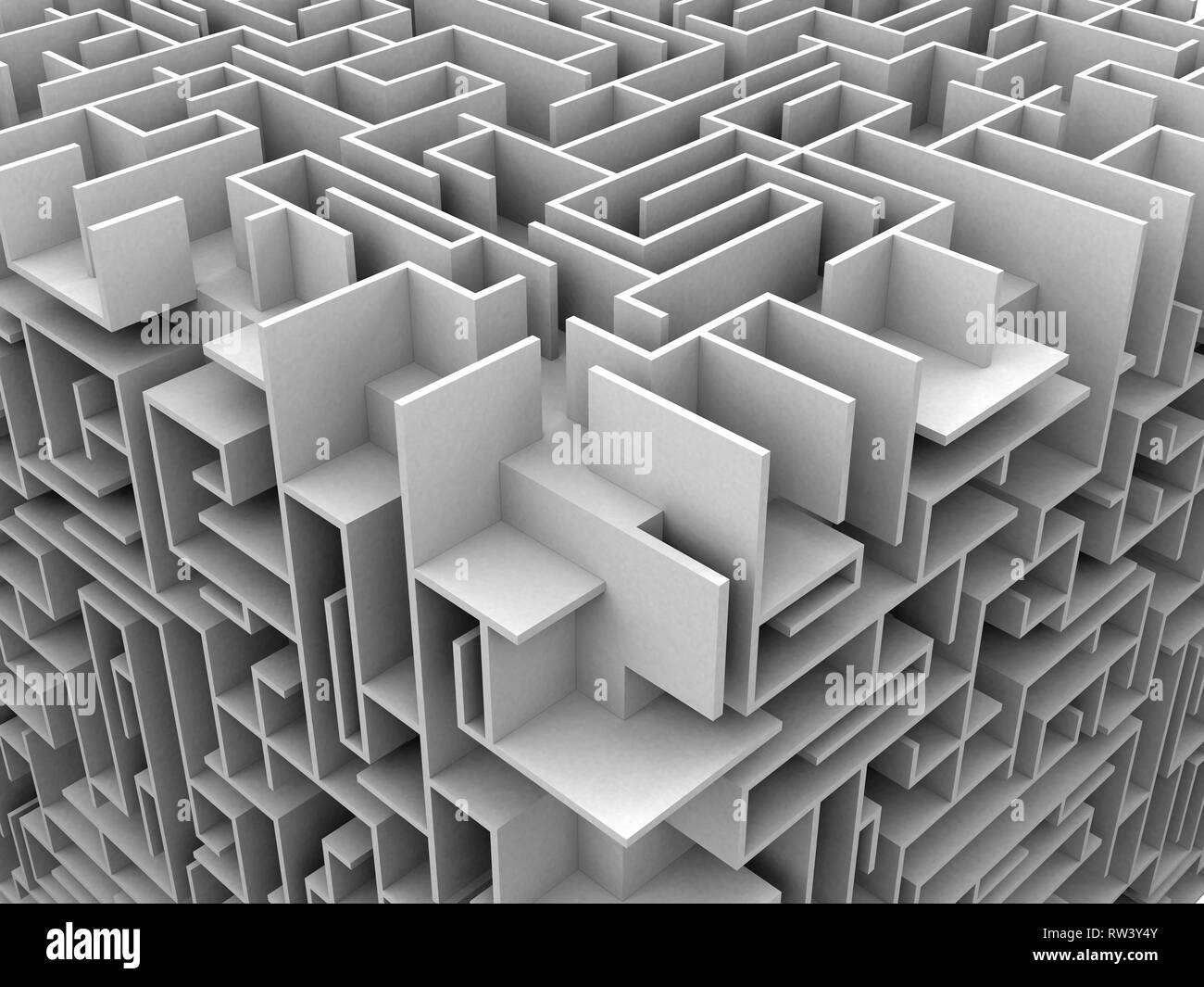 Maze cube hi-res stock photography and images - Alamy
