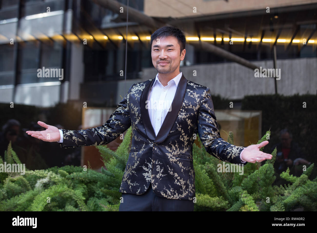 Chinese actor Shi Yang Shi Photocall of the Italian film "C'è Tempo ...